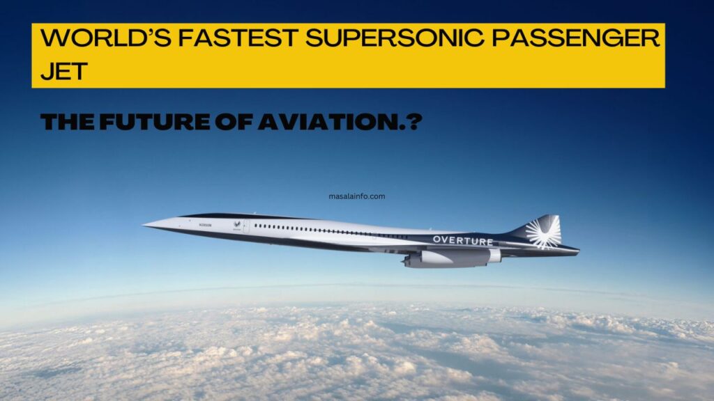 World’s Fastest Supersonic Passenger Jet: The Future of Aviation